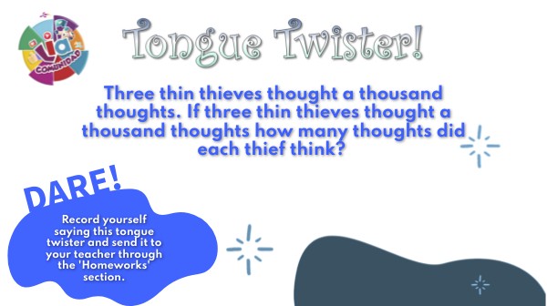 3rd Tongue twister 3