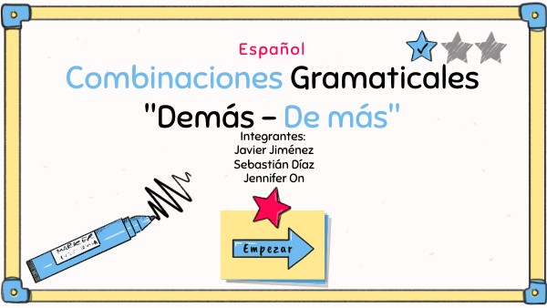 Combinaciones Gramaticales