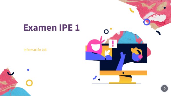 Examen IPE 1