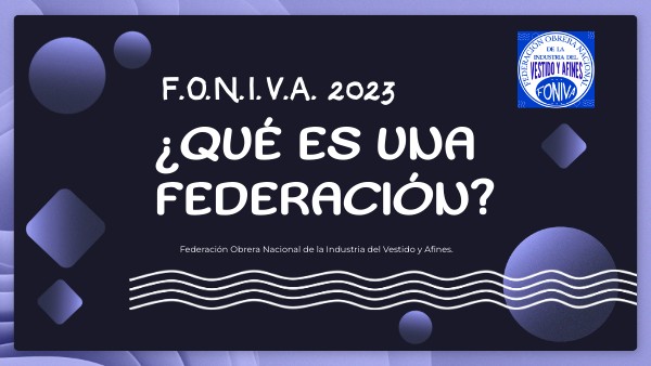 QUÉ ES UNA FEDERACIÓN