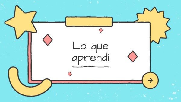 LO QUE APRENDÍ
