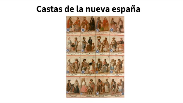 Castas de la nueva españa