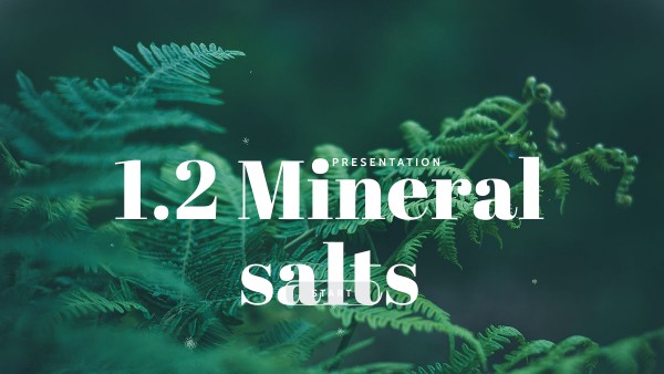 1.2-Mineral salts