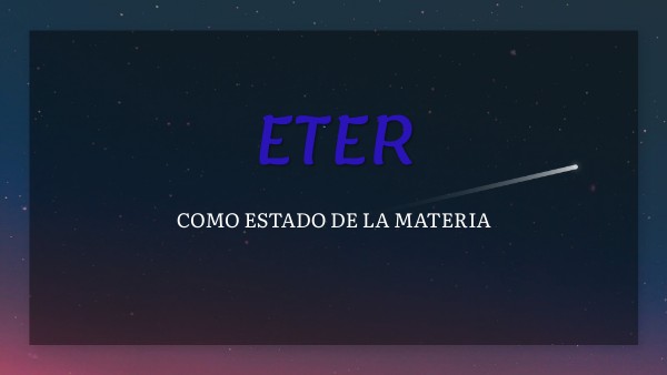 INFORMACION SOBRE EL ETER