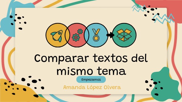 Comparar textos del mismo tema