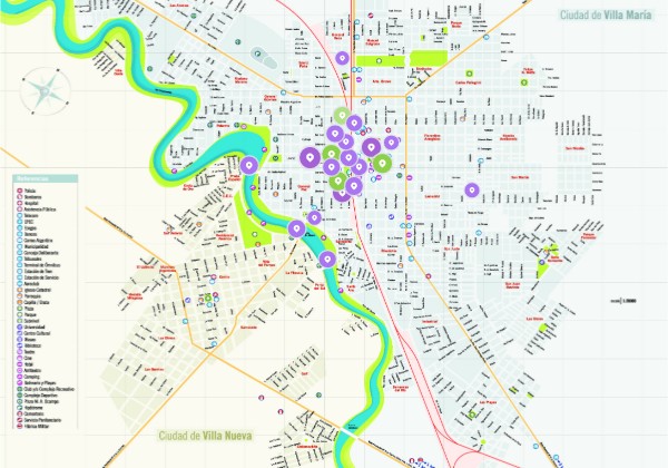 VILLA MARIA MAPA