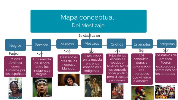 Mapa Conceptual del Mestizaje