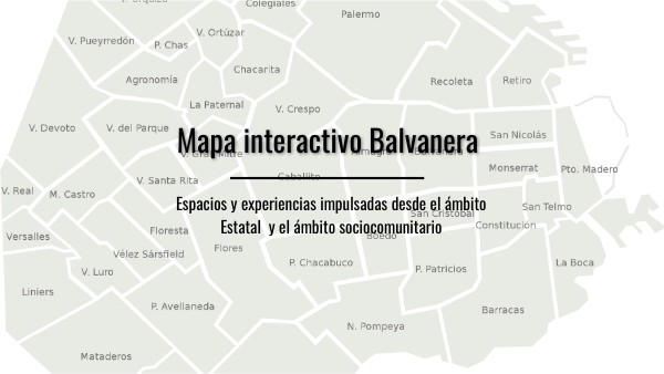 Mapa interactivo de Balvanera