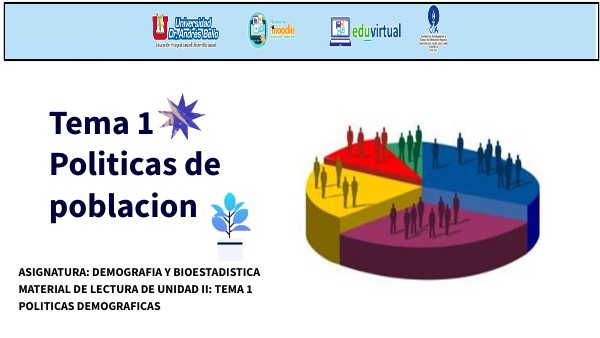 UNIDAD II TEMA 1 POLITICAS DE POBLACION