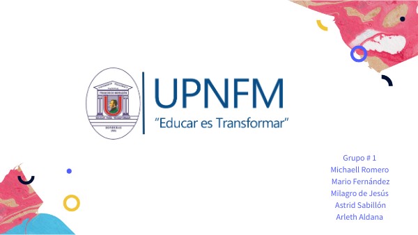 PRESENTACIÓN -UPNFM
