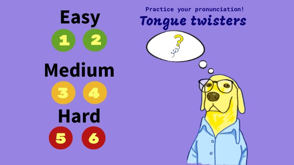 Tongue twisters for kids