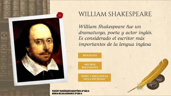 WILLIAM SHAKESPEARE