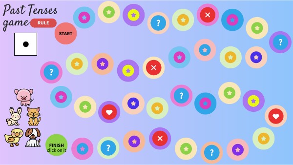 Past Tenses Board Game