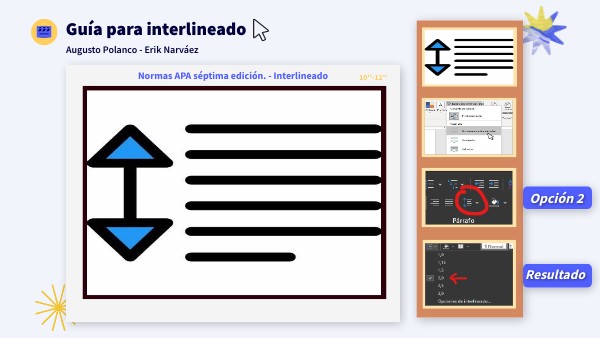 Normas APA séptima edición - Interlineado