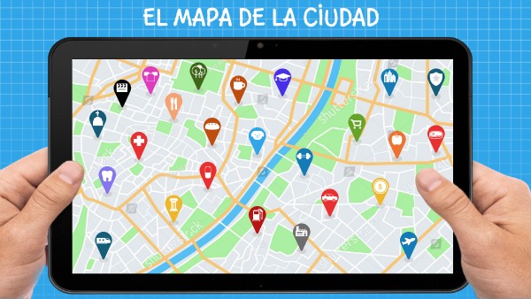 El mapa de la ciudad