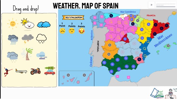 SPAIN WEATHER MAP