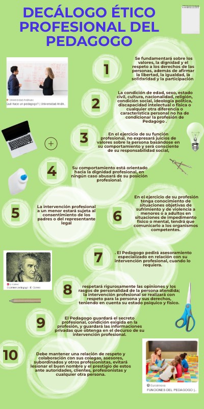 Info Decalogo Pedagogo