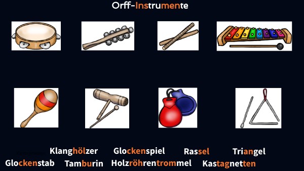 Orff-Instrumente