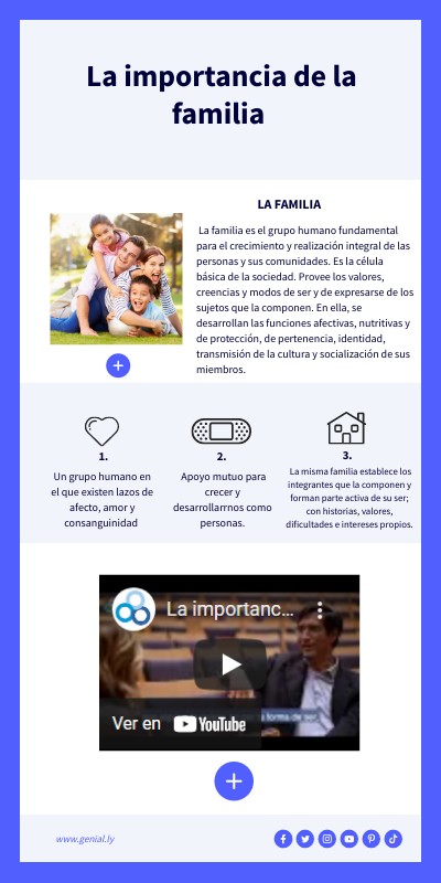 INFOGRAFÍA LA FAMILIA