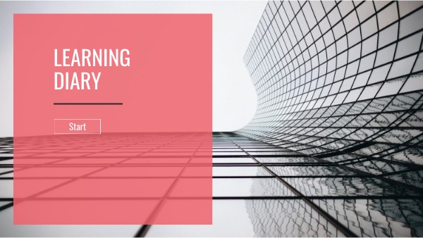 Learning Diary