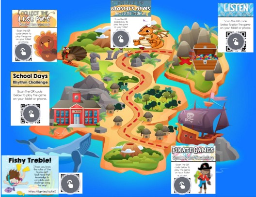 Interactive Games Map