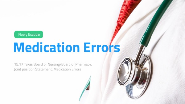 Medication Errors