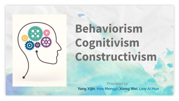 A Quick Comparison Of Behaviorism Cognitivism