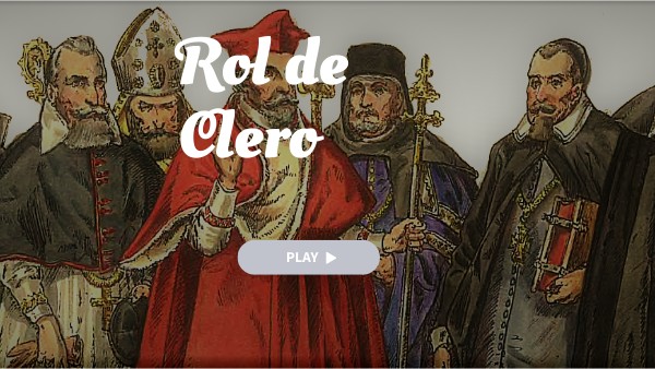Rol de Clero