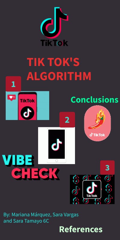 TIK TOK'S ALGORITHM INFOGRAFIC