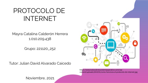 PROTOCOLO DE INTERNET