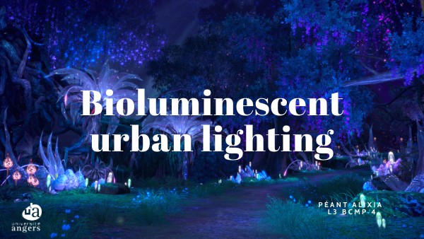 Bioluminescent urban lighting