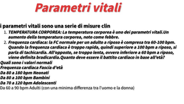 pARAMETRI VITALI