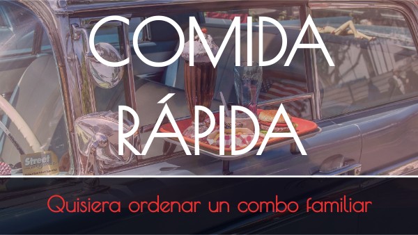 COMIDA RAPIDA