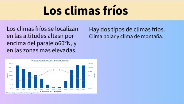 Los climas fríos