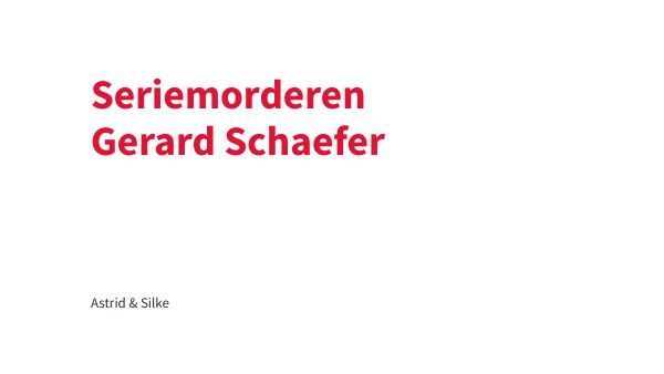 Gerard Schaefer