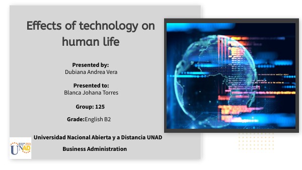 Effects of technology on human life