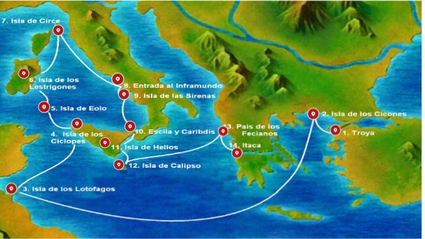 La llegada de Ulises a Ítaca by Santiago Aguzzi on Genially