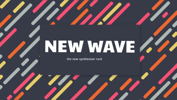MUSIK - NEW WAVE