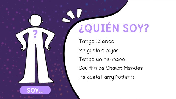 TARJETA ¿QUIÉN SOY?