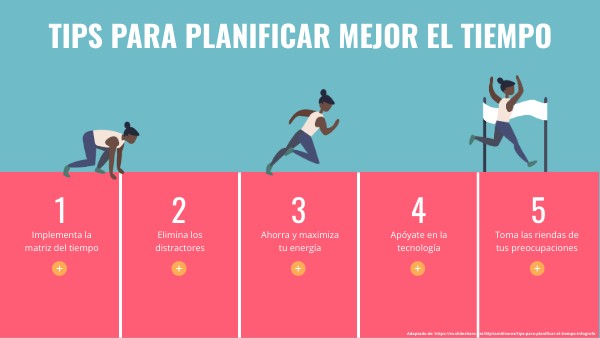 Tips para planificar el tiempo