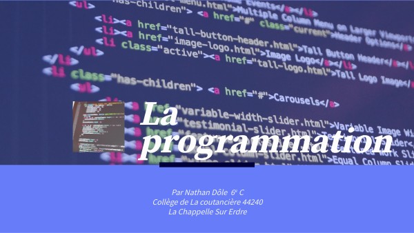 La programmation