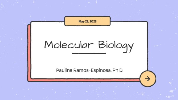 Molecular Biol Overview IT