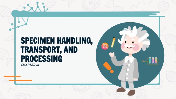 CHAPTER 16: specimen handling, transport, and processing PRESENTATION