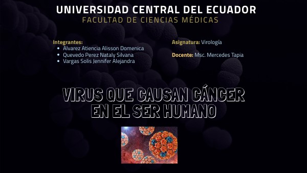 VIRUS QUE CAUSAN CÁNCER