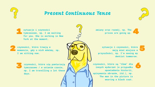 Present Continuous by Weronika Folcik on Genially