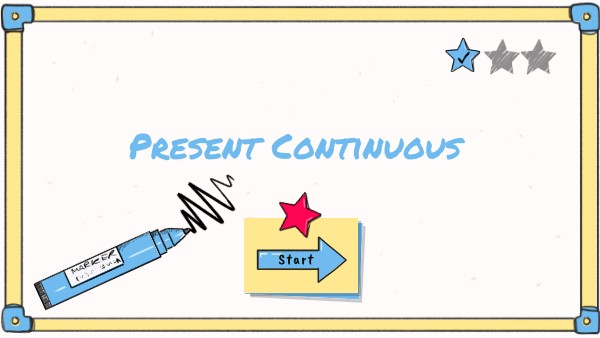 present continuous