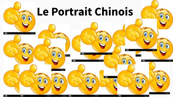 Le portrait chinois