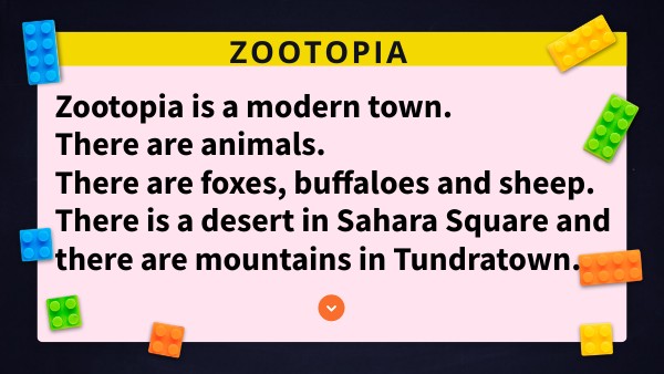 ZOOTOPIA Lesson 1