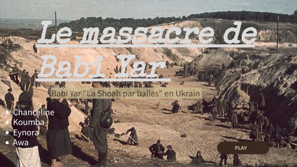 Le massacre de Babi Yar