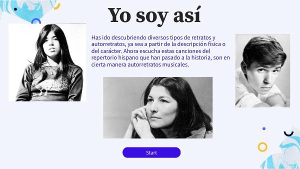 Yo soy así (autorretratos)